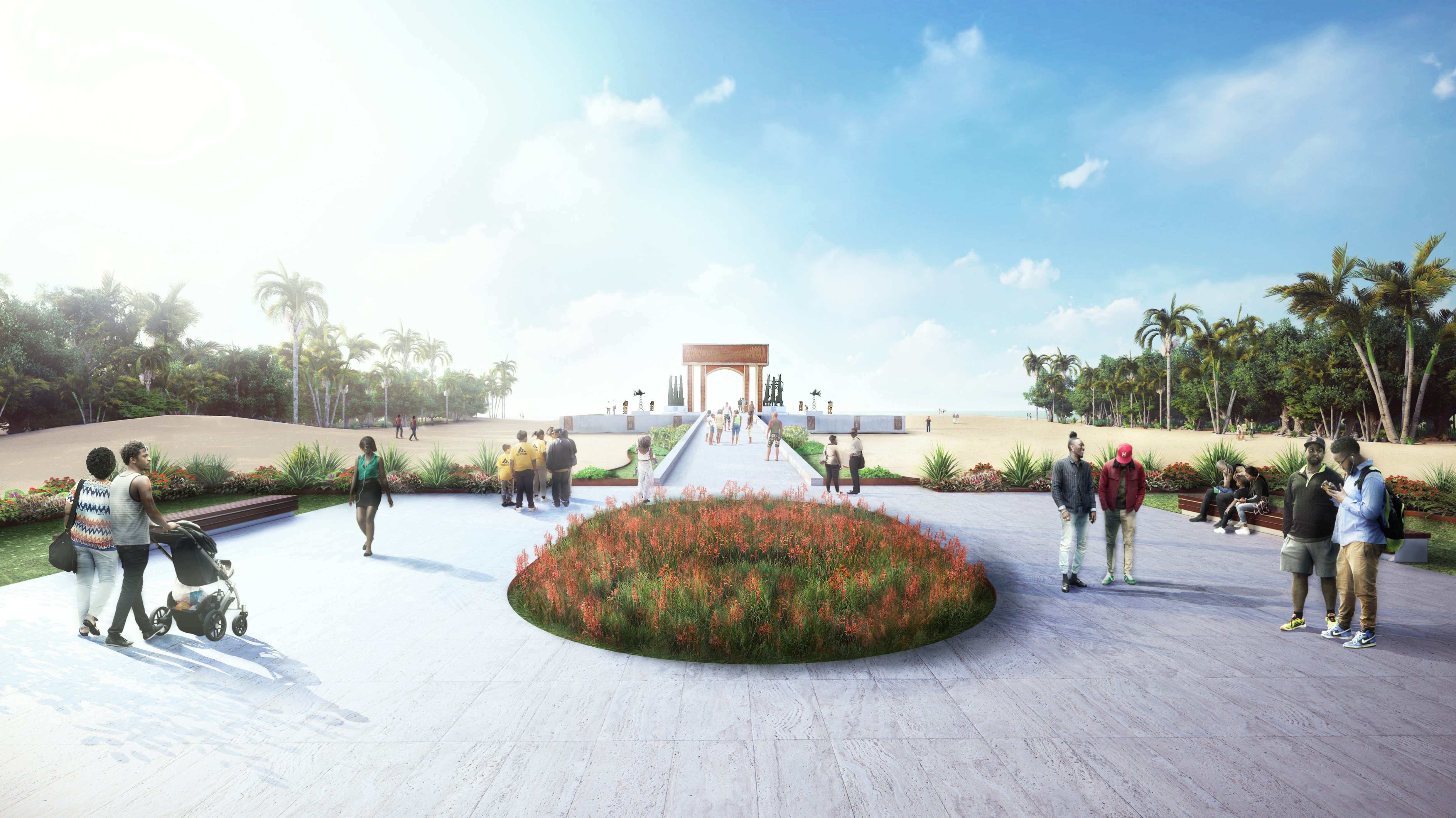 Reconstruction à l’identique de la cité historique de Ouidah